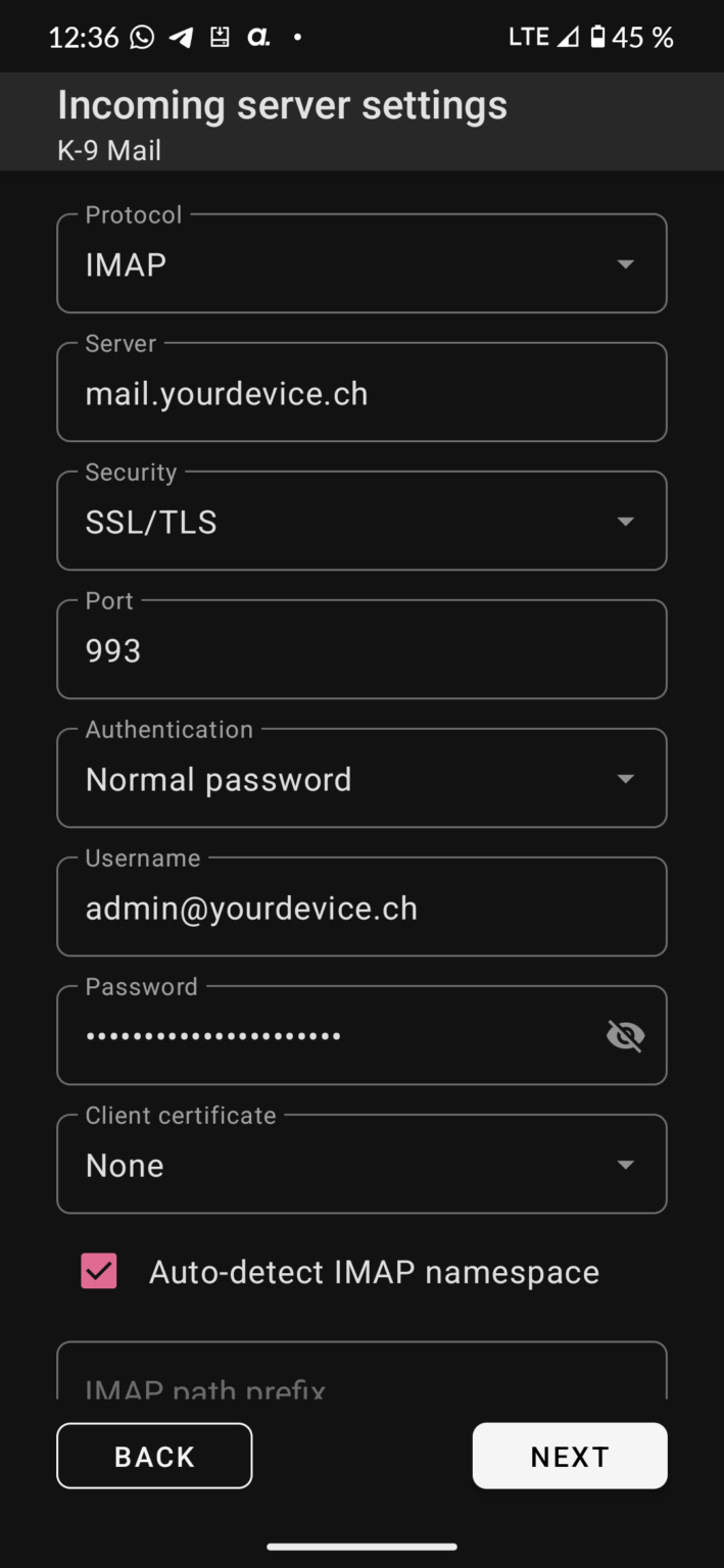 K-9 Mail App - Einrichtung und Anwendung
