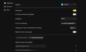 Nitter Twitter ohne Tracking Werbung oder Anmeldung